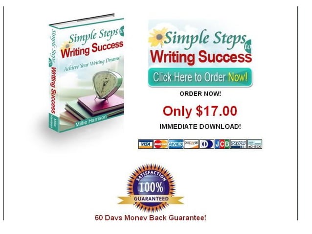 Simple steps to writing success.ppt26 | PPT | Freelance Writing ...