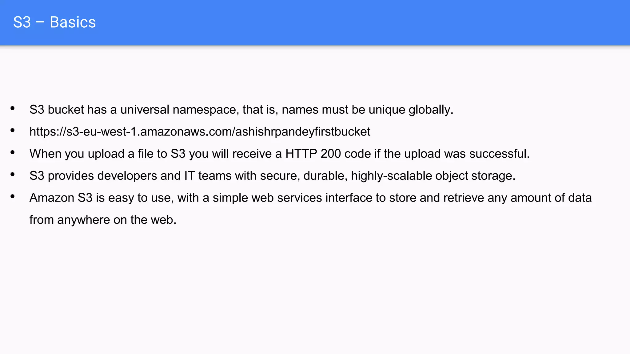 AWS Simple Storage Service (s3) | PPTX
