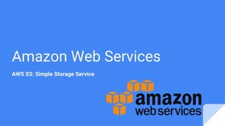 AWS Simple Storage Service (s3) | PPTX