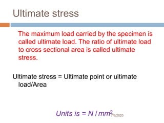 Simple stress and strains | PPTX