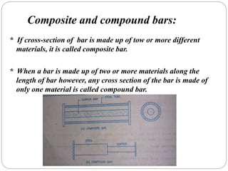 Simple stresses and strain | PPTX