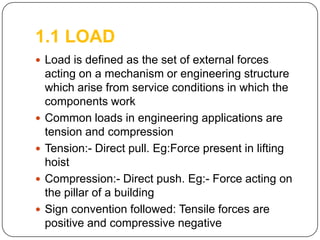 Simple stresses and strains | PPTX