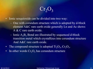 Simple structures of solid state chemistry | PPTX | Chemistry | Science