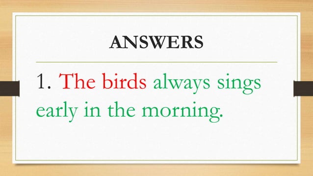 Simple subject and simple predicate | PPTX