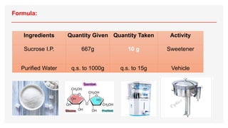 Simple Syrup IP 66 Pharmaceutics lab, simple syrup IP 66, syrup ip66 ...
