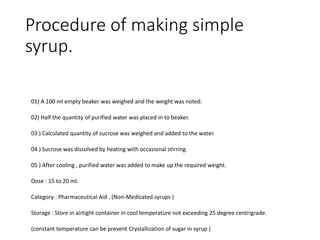 Simple Syrup Pharmaceutics I practical WPS Office.pptx