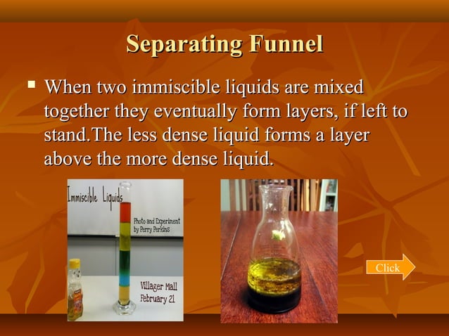 Simple techniques of separating mixtures | PPT