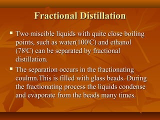 Simple techniques of separating mixtures | PPT
