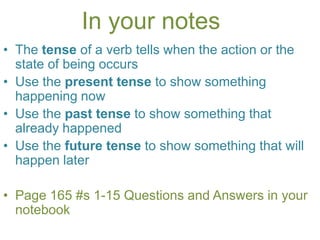 Simple tenses- Unit 3 | PPT