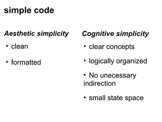 Simple testable code | PPT
