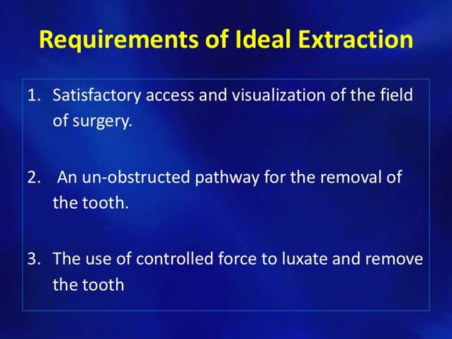 Simple tooth extraction | PPT