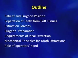 Simple tooth extraction | PPT