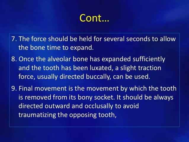 Simple tooth extraction | PPT