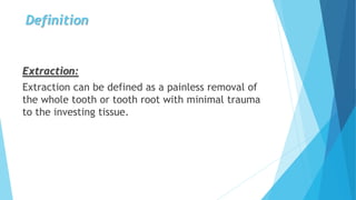 Tooth Extraction Simple Technique | PPTX