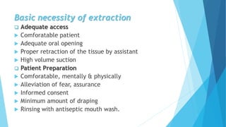 Tooth Extraction Simple Technique | PPTX