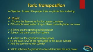 Simple & Toric Transposition | PPTX