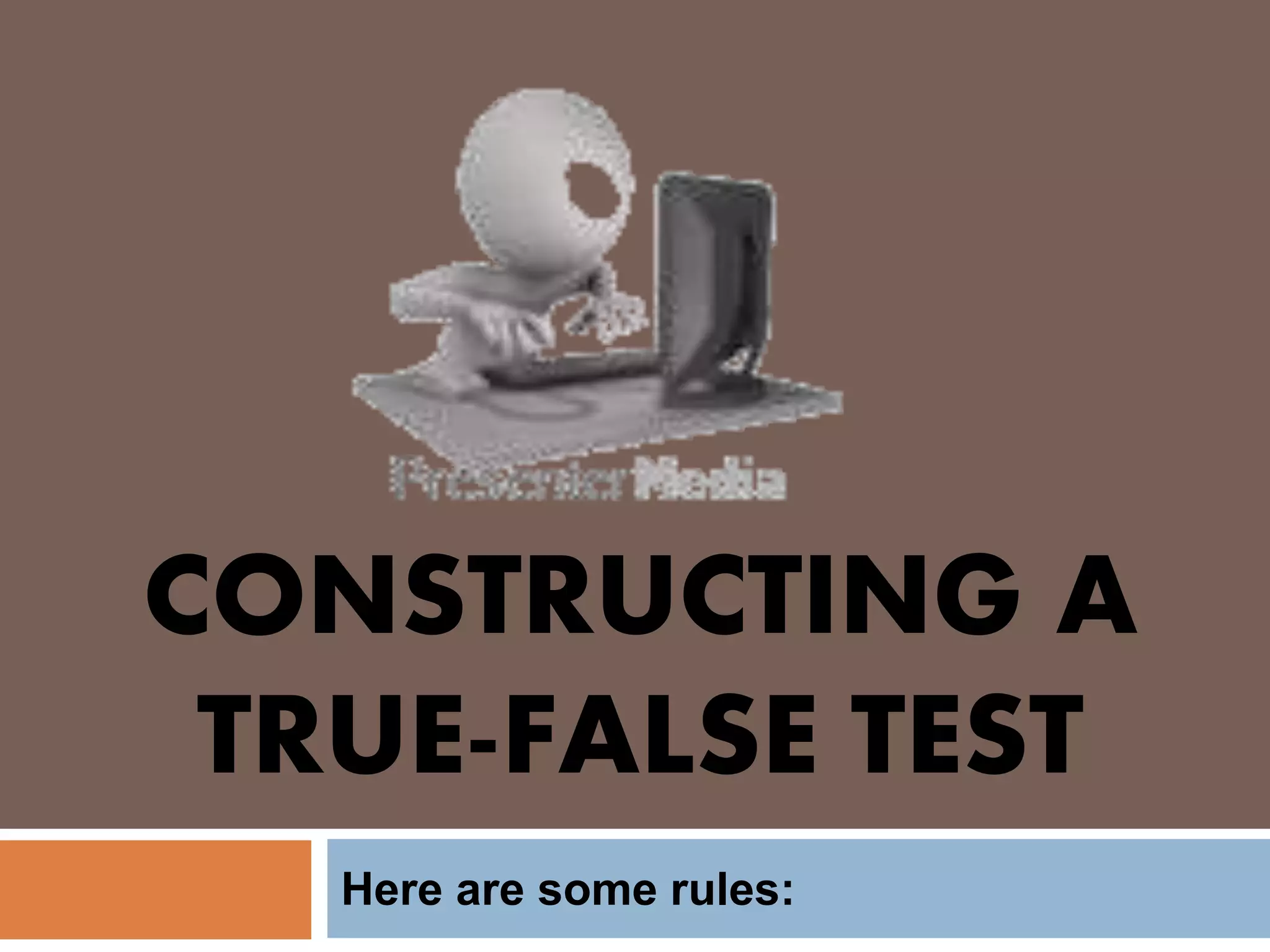 Simple true false test | PPTX
