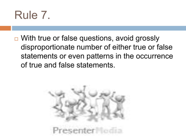 Simple true false test | PPT