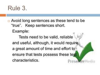 Simple true false test | PPT