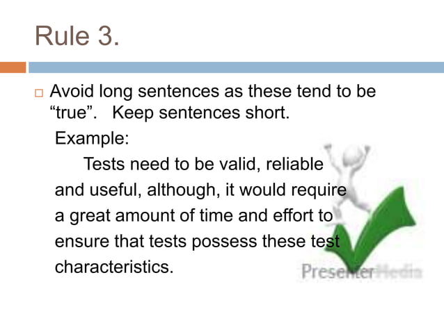 Simple true false test | PPT
