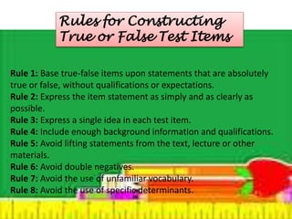 Simple true or false | PPT | Free Download