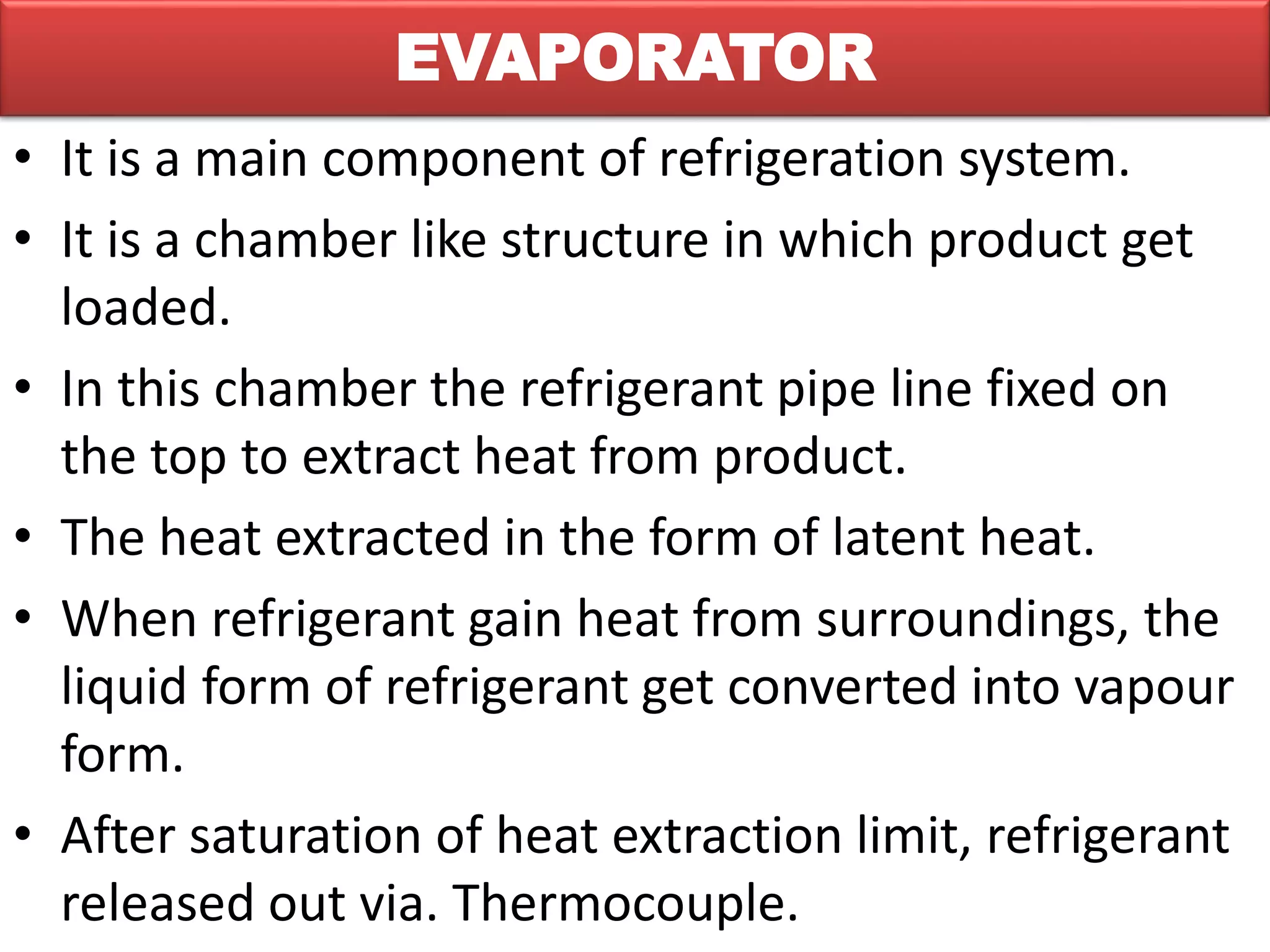 Simple vapour compression refrigeration system | PPTX