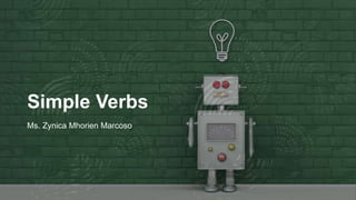 Simple Verbs | PPTX