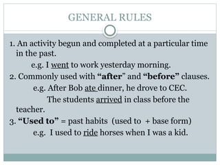 Simple Verb Tenses.pptxSimple Verb Tense | PPT