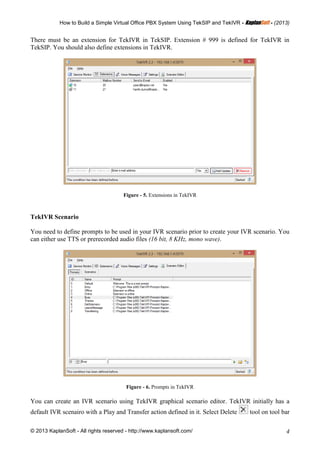 Simple virtual office PBX with TekSIP | PDF