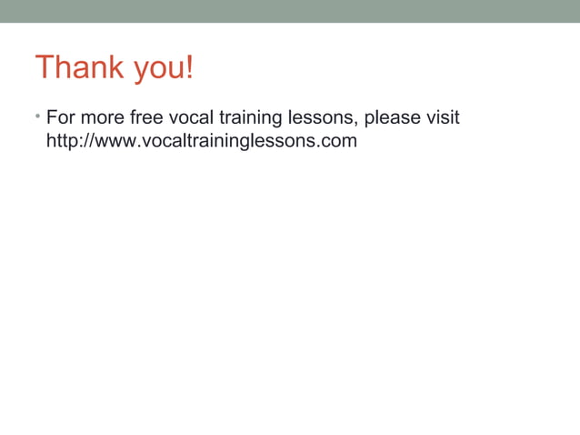 Simple vocal warm ups exercise 3 | PPT