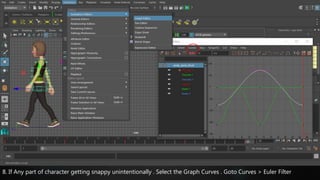 Character walkcycle in Maya (Basic) | PPTX