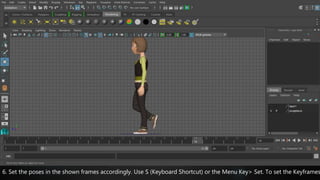 Character walkcycle in Maya (Basic) | PPT
