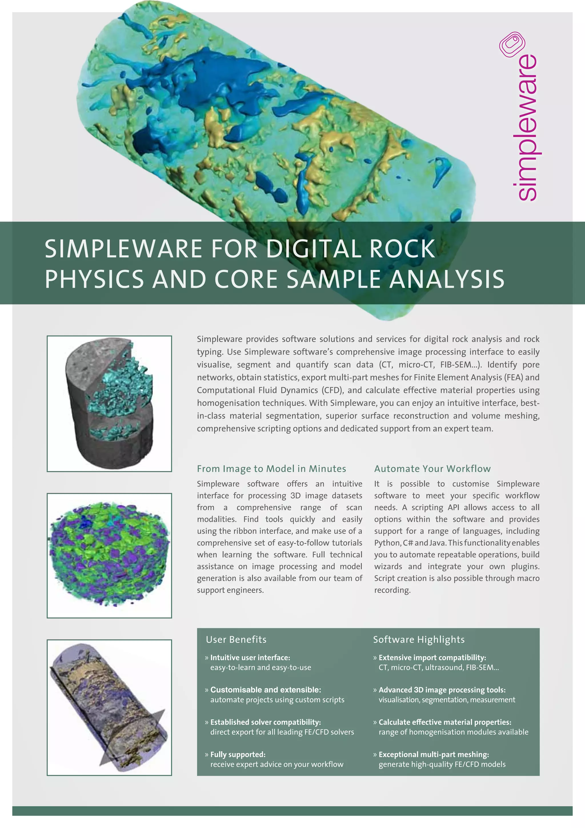 Simpleware for Rock Physics | PDF