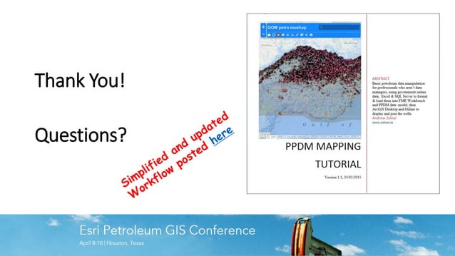 Simple workflow to populate PPDM tables from well files | PPTX