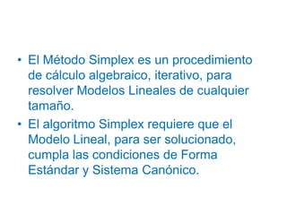 Método Simplex | PDF