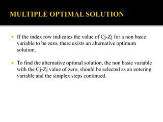 Simplex Meathod | PPTX