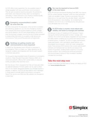Simplex 5 reasons emergency communications | PDF