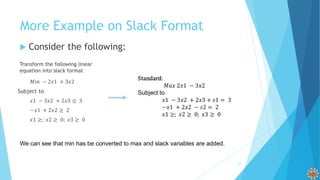 Simplex Algorithm | PPTX
