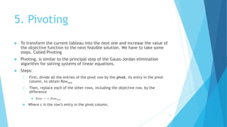 Simplex algorithm | PPT