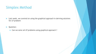 Simplex algorithm | PPT