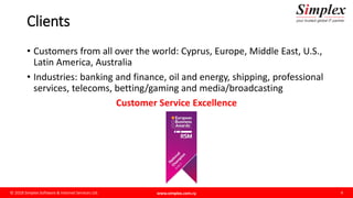 Simplex Data center and Cloud Services - March 2018 | PPT