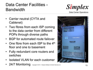 Simplex Cyprus Data Center Presentation | PDF | Cloud Computing | Internet