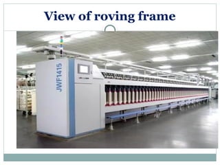 Simplex Frame/Speed Frame/Flyer Frame/Roving Frame.pptx