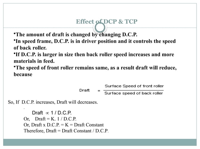 Simplex Frame/Speed Frame/Flyer Frame/Roving Frame.pptx