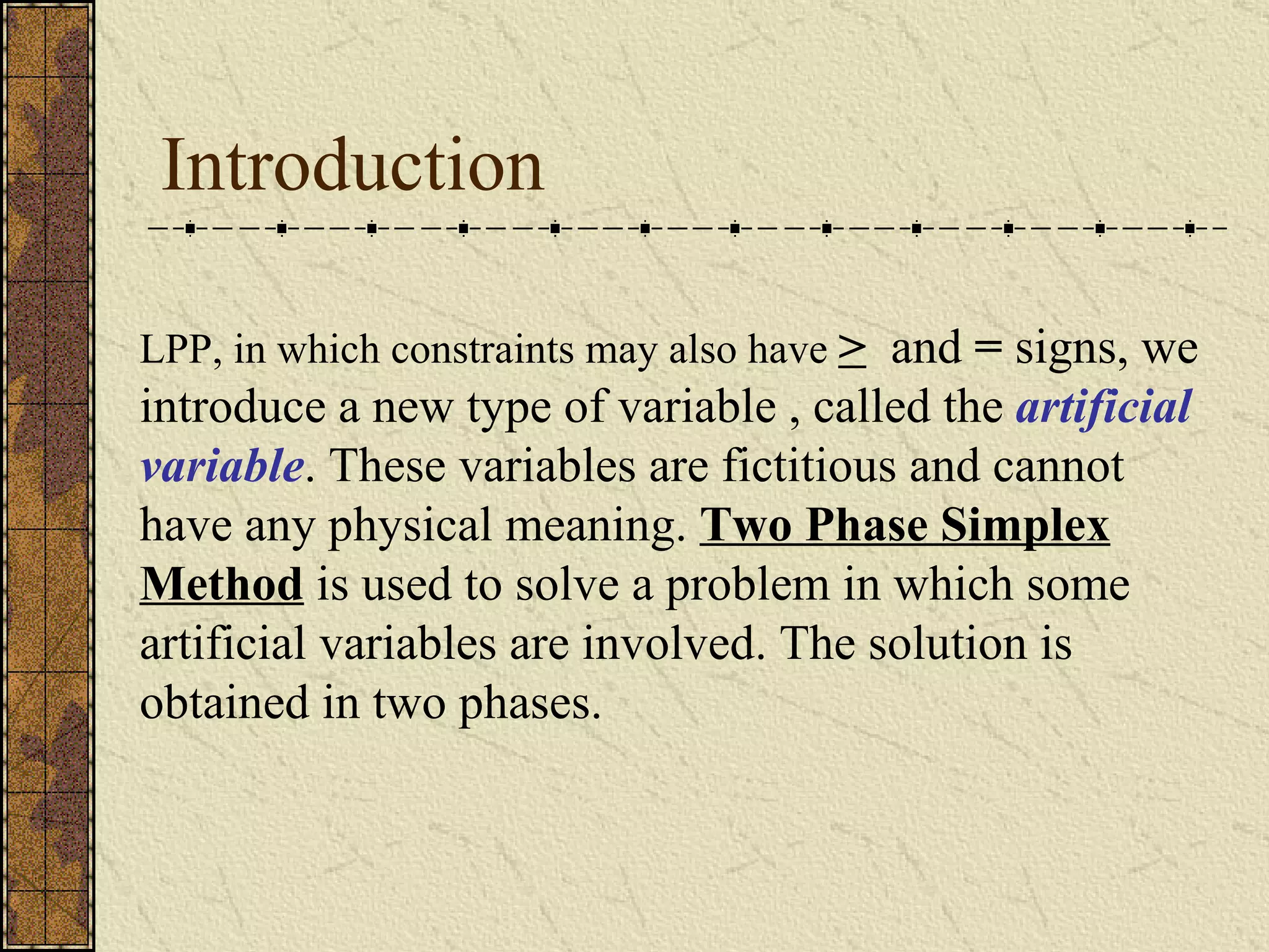 Simplex Method | PPT