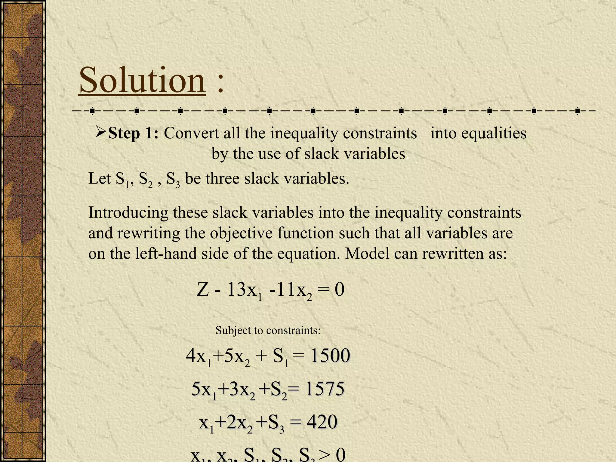 Simplex Method | PPT