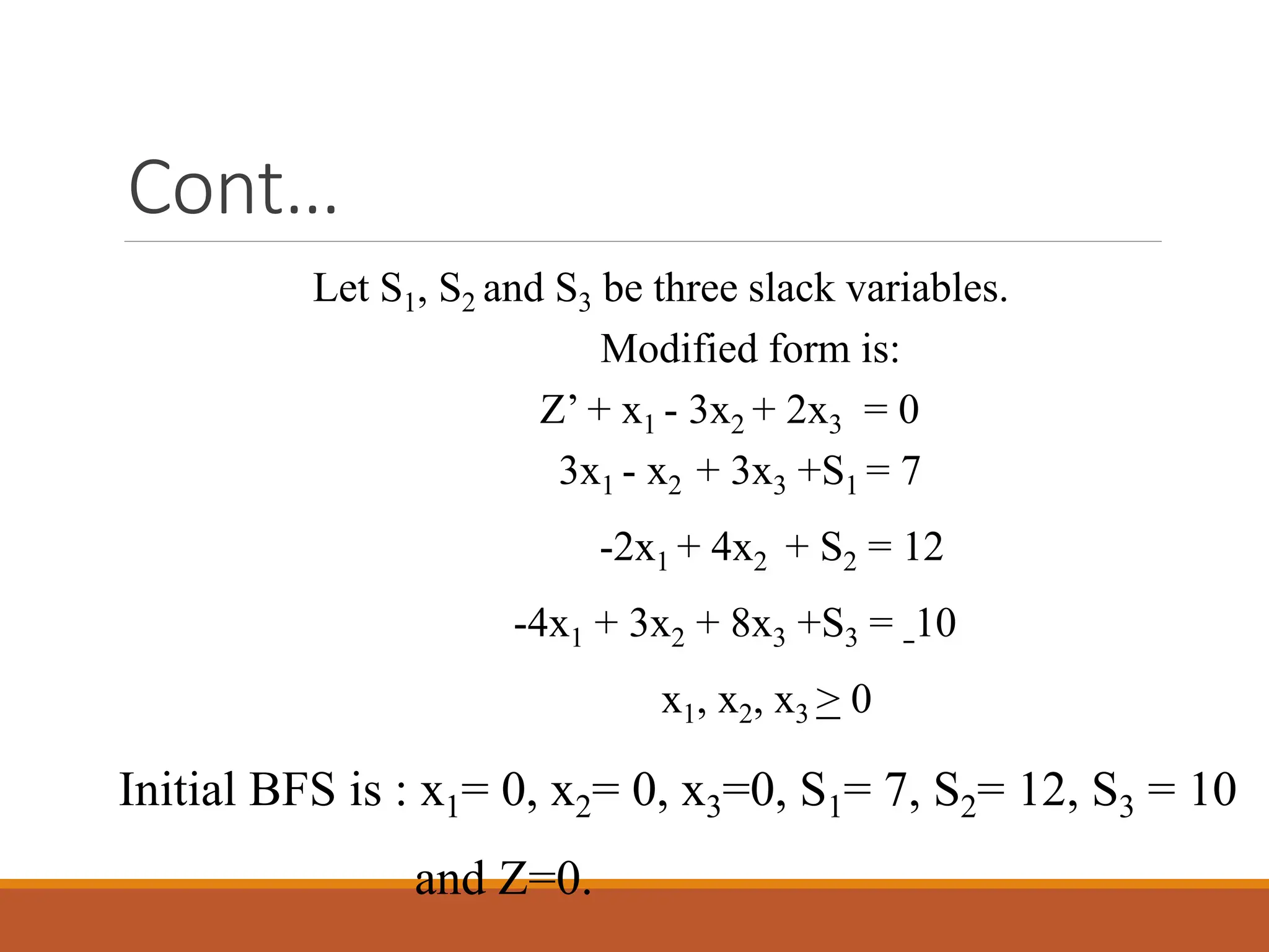 simplex method-maths 4 mumbai university | PPT