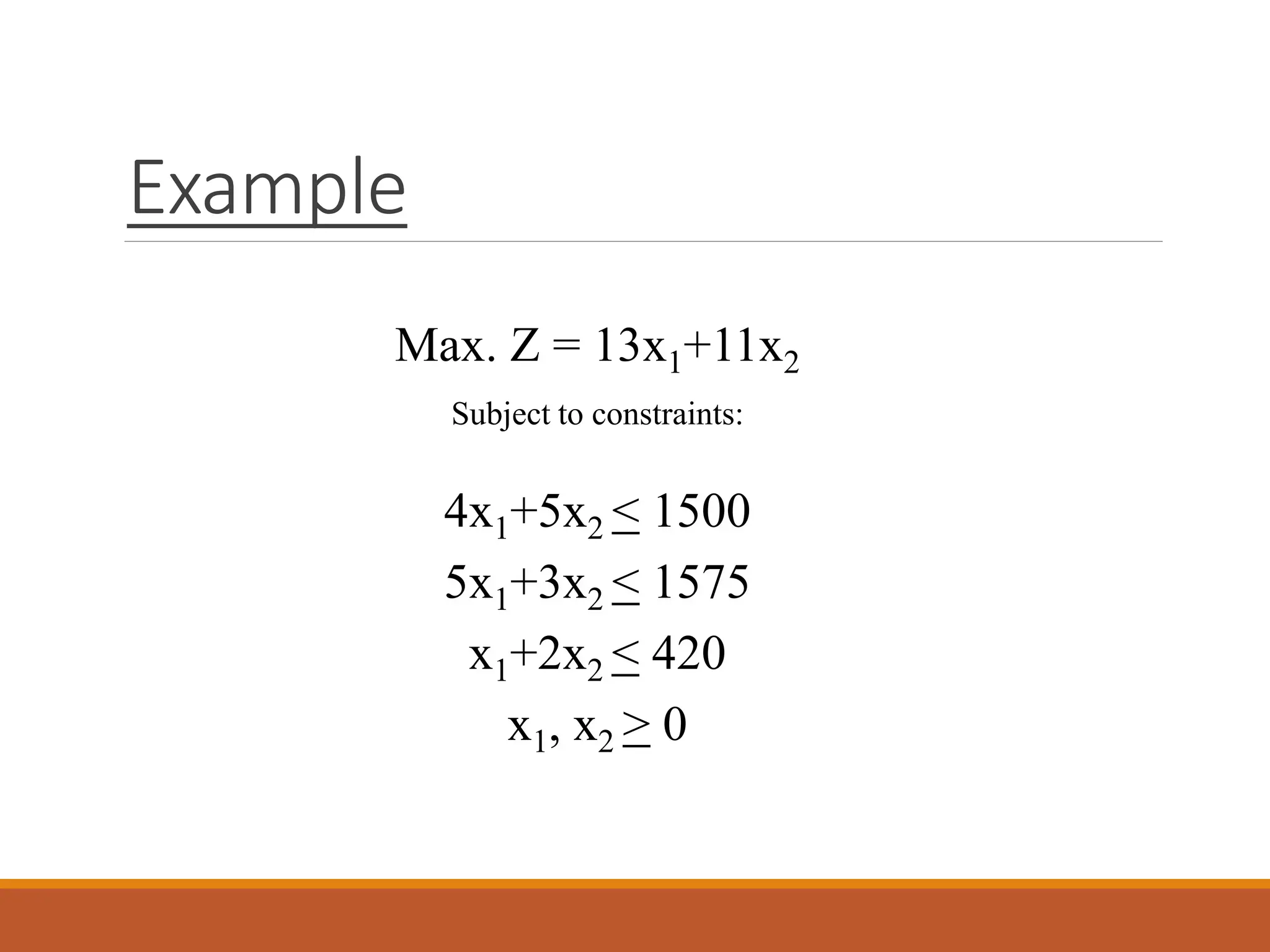 simplex method-maths 4 mumbai university | PPT