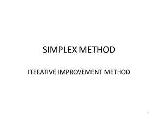 Simplex method | PPT