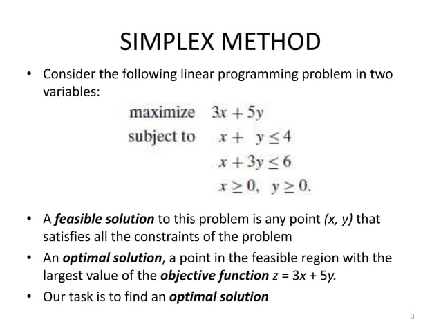 Simplex method | PPT